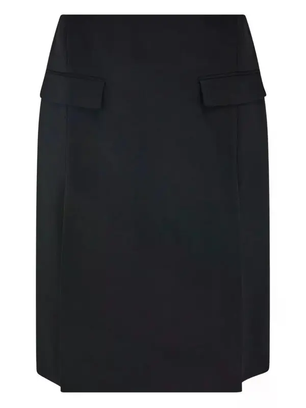 FERRAGAMO Double Slit Midi Skirt