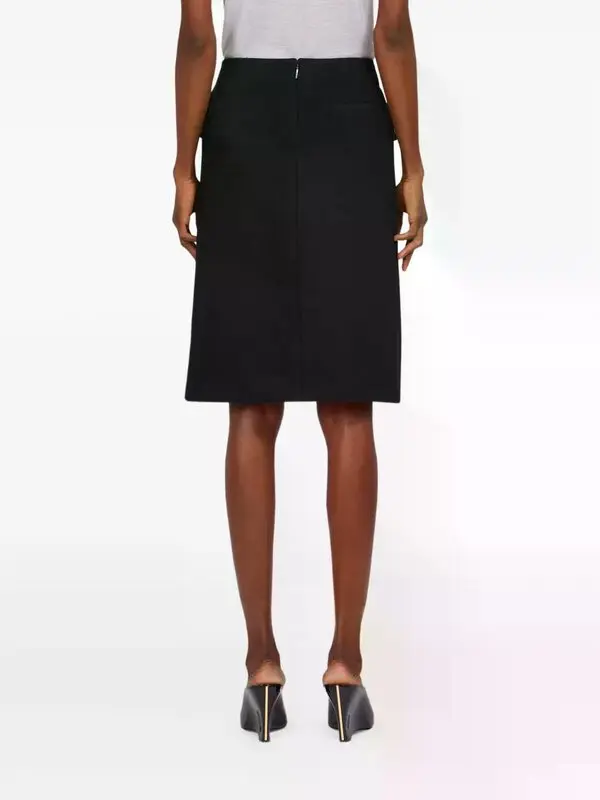 FERRAGAMO Double Slit Midi Skirt
