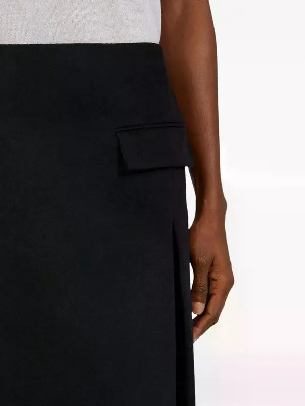 FERRAGAMO Double Slit Midi Skirt
