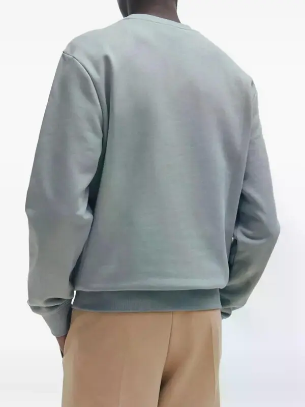 Hugo Flame-logo Cotton Sweater