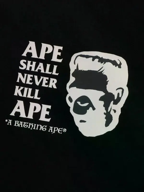 A BATHING APE Frankenstein Cotton T-shirt