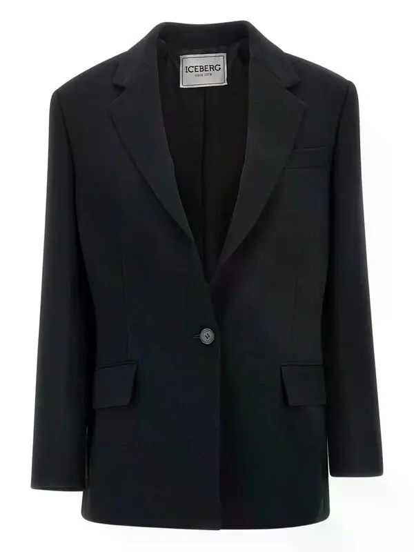 Iceberg Notched-lapels Single-button Blazer