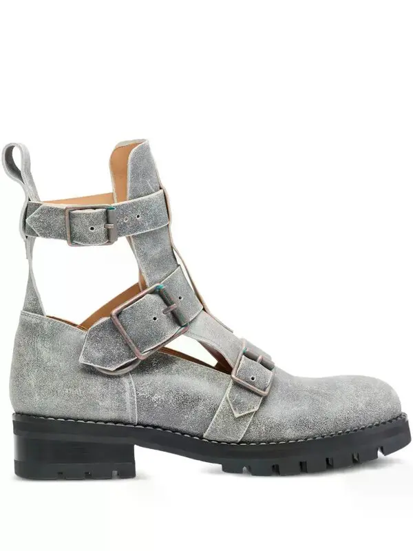 VIVIENNE WESTWOOD Cut-out Buckled Ankle Boots
