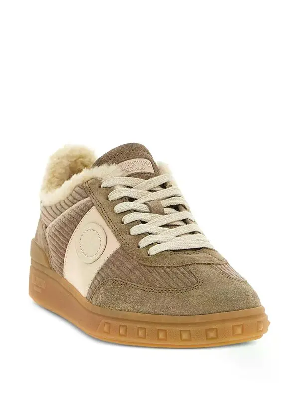 Valentino Garavani Ribbed Velvet Sneakers - Brown