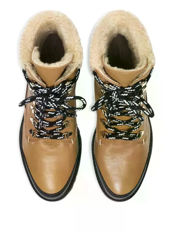 FLATTERED Selma 40mm Lace-up Combat Boots