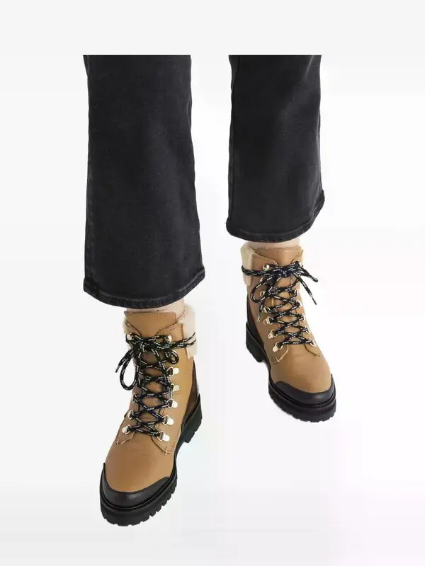 FLATTERED Selma 40mm Lace-up Combat Boots