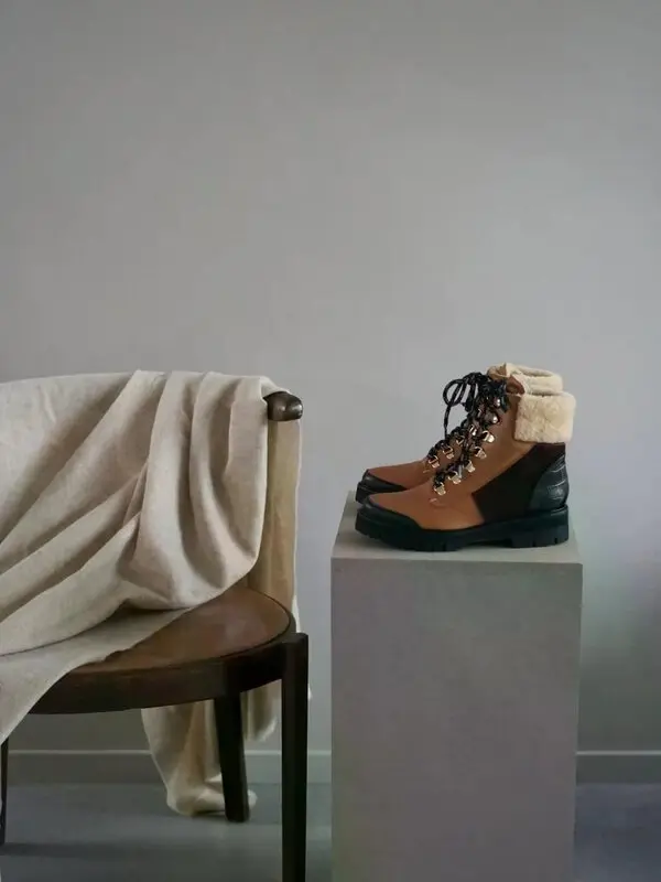FLATTERED Selma 40mm Lace-up Combat Boots