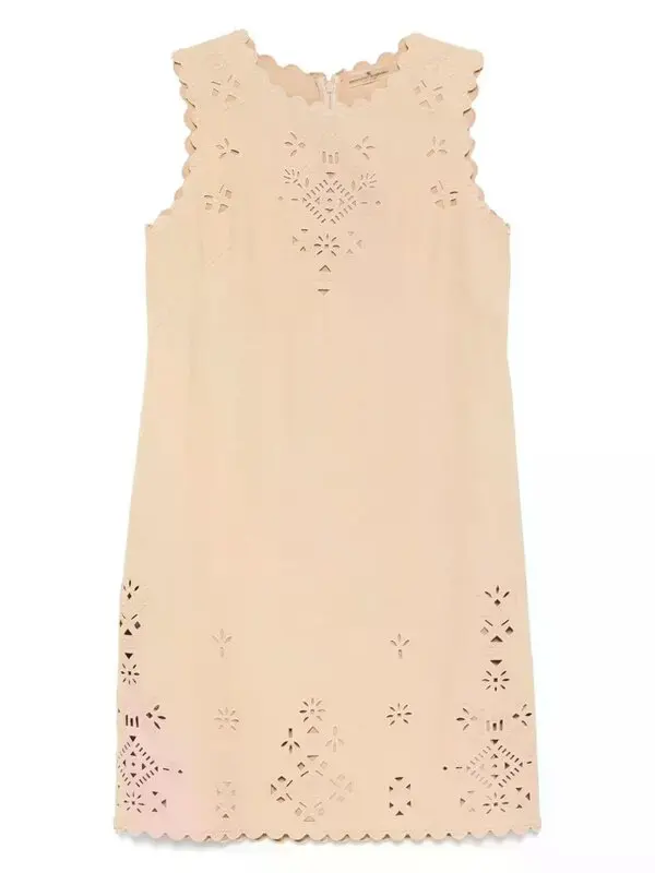Ermanno Scervino Broderie Anglaise Midi Dress