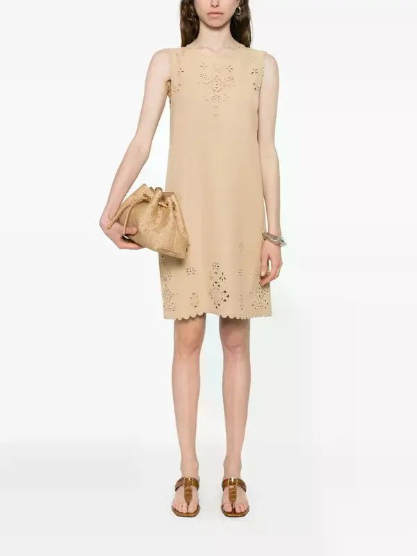 Ermanno Scervino Broderie Anglaise Midi Dress