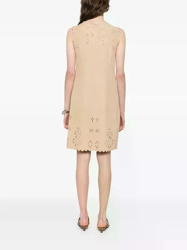 Ermanno Scervino Broderie Anglaise Midi Dress