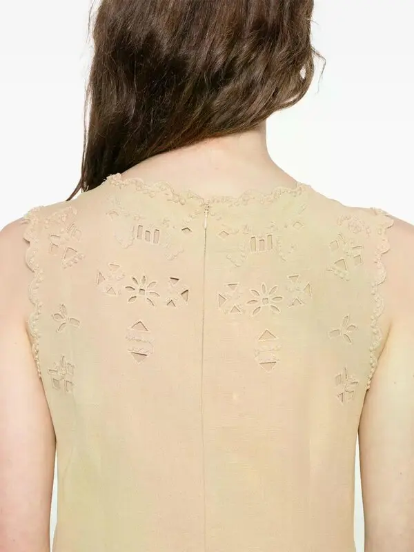 Ermanno Scervino Broderie Anglaise Midi Dress