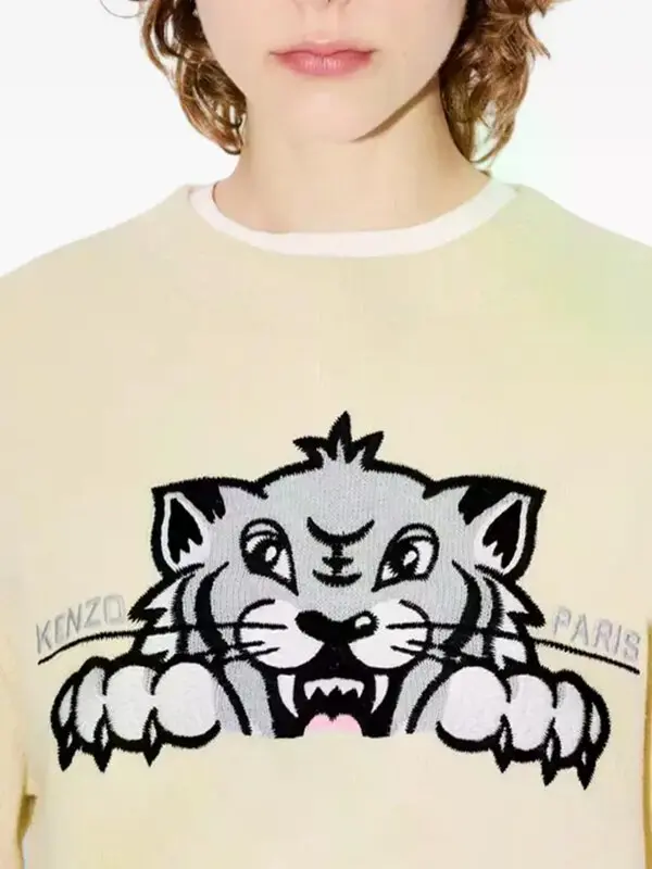 Kenzo Happy Tiger Knit Sweater