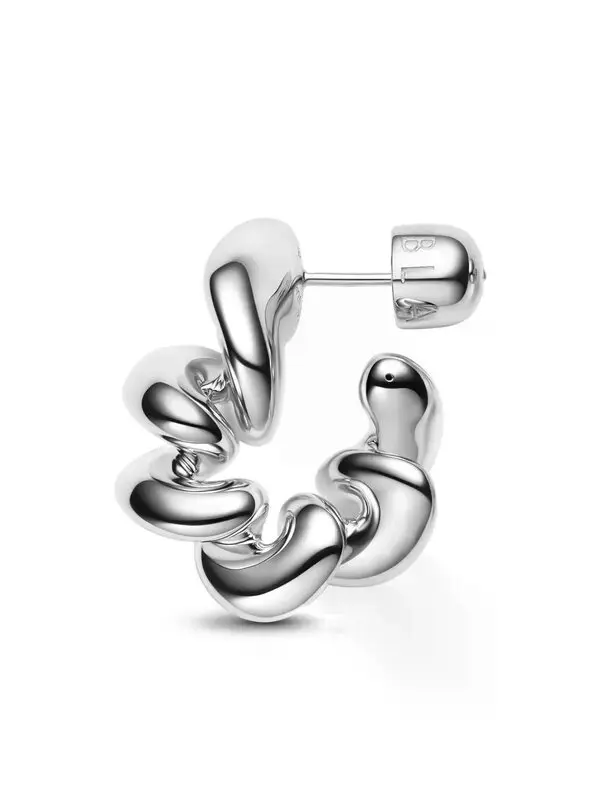 MARIA BLACK Coil Hoop Earring Medium