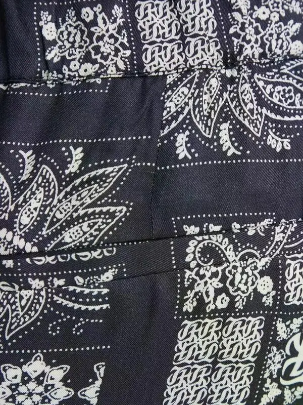 The Kooples Paisley Patterned Shorts - Blue
