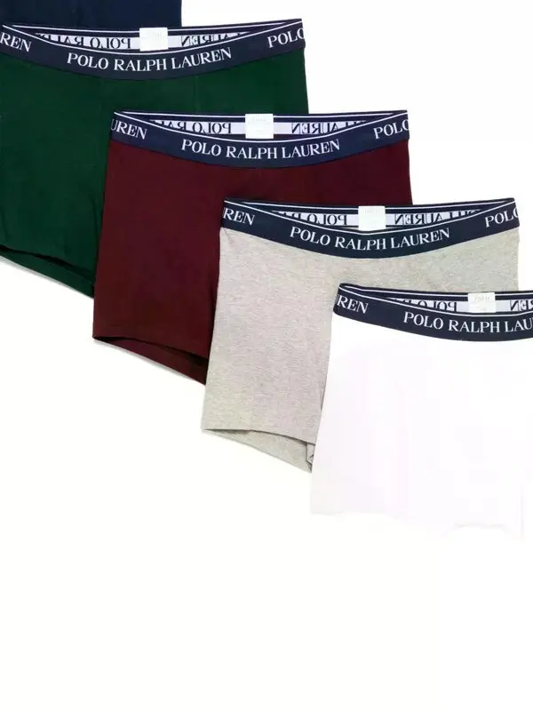 Polo Ralph Lauren Logo-waistband Briefs - Red