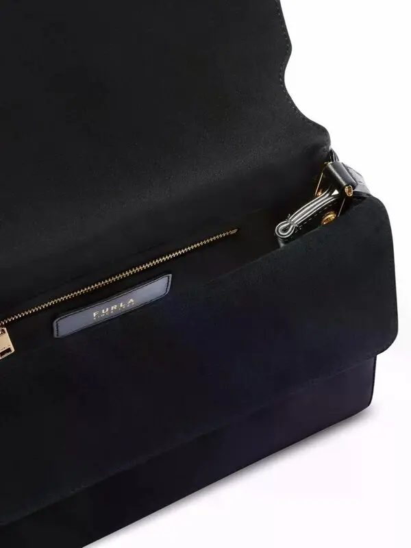 Furla Sfera Clasp Leather Shoulder Bag