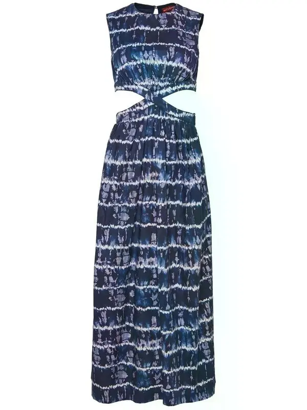 Altuzarra Ashima Tie-dye Maxi Dress - Blue