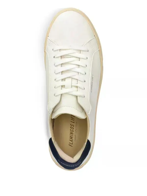 Flamingos Life Leather Lace-up Sneakers