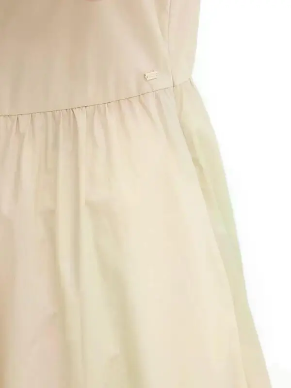 Armani Exchange Halter-neck Tiered Midi Dress - Neutrals