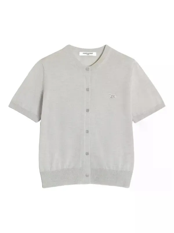 Maison Kitsuné Baby Fox Embroidered Cardigan