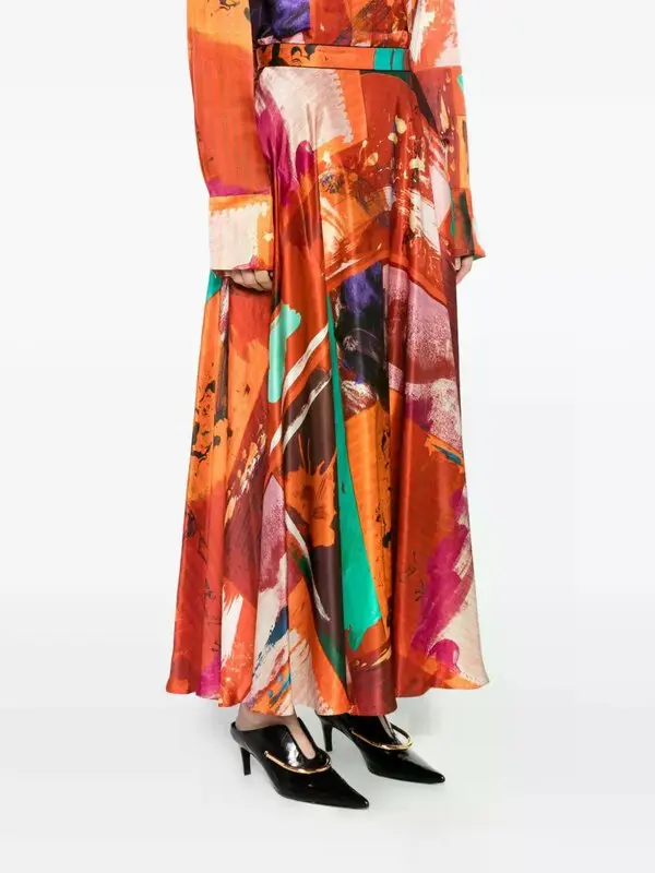 ROKSANDA Ameera" Skirt With Graphic Print