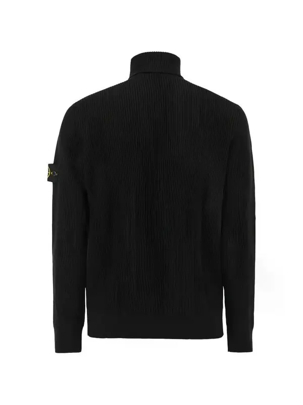Stone Island Ribbed Turtle Neck Sweater