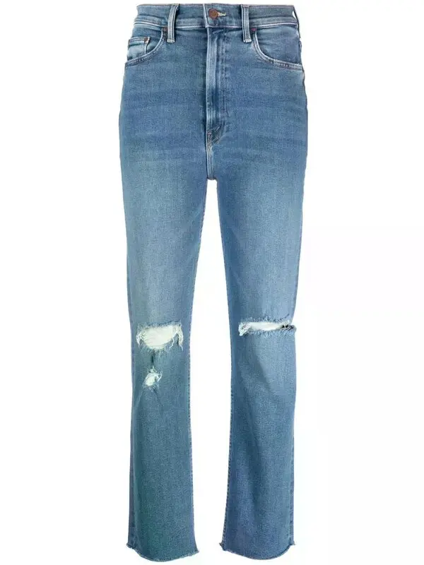MOTHER Rider High-rise Straight-leg Jeans