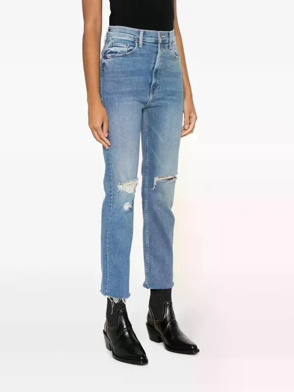 MOTHER Rider High-rise Straight-leg Jeans