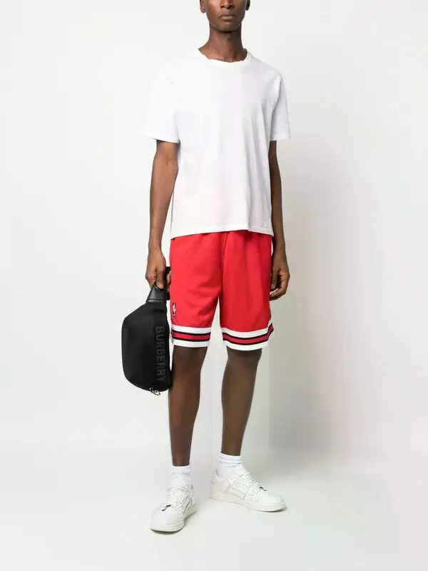 Mitchell & Ness Nba Chicago Bulls Track Shorts - Red