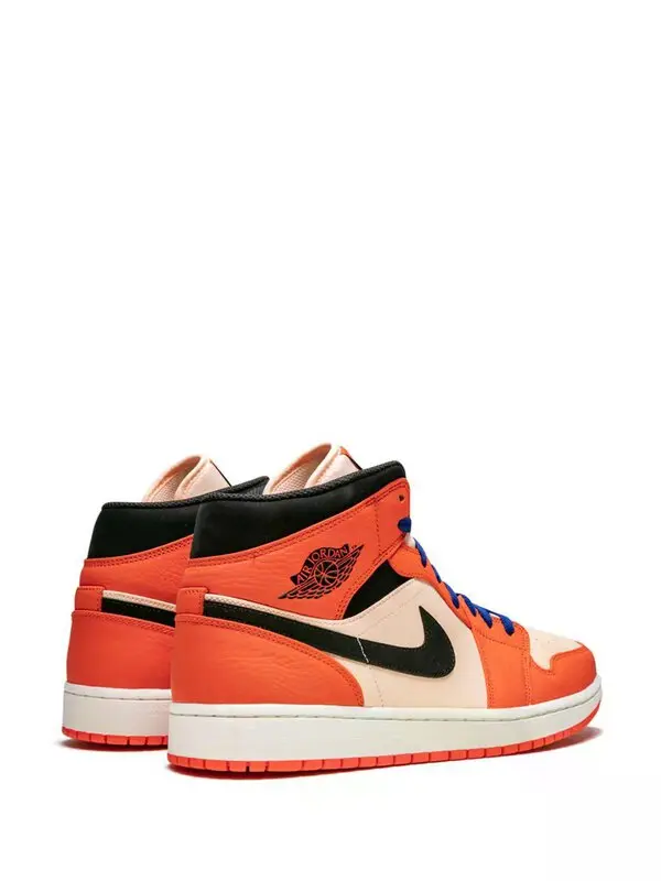 JORDAN 1 Mid Se Team Sneakers - Orange