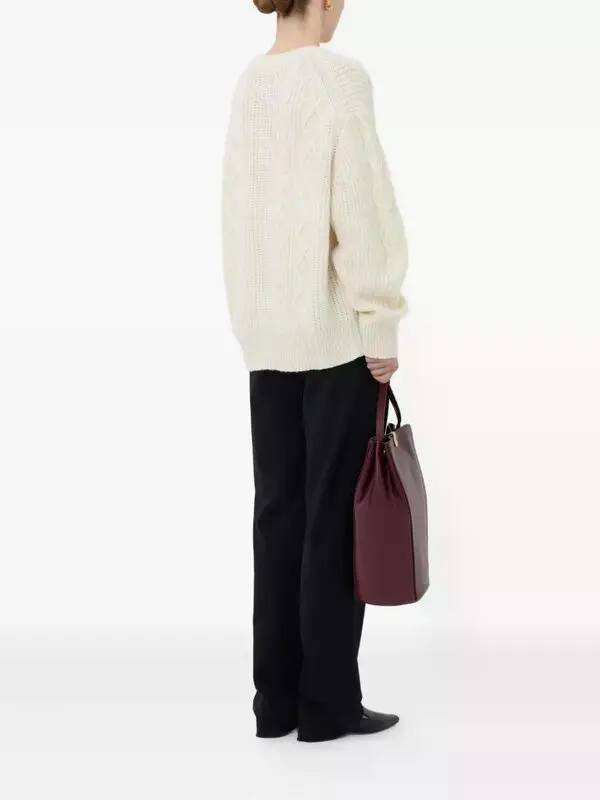 Loulou De Saison Silva Cable Knit Sweater