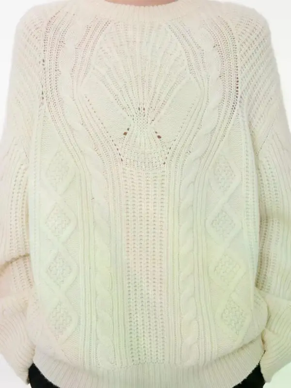 Loulou De Saison Silva Cable Knit Sweater