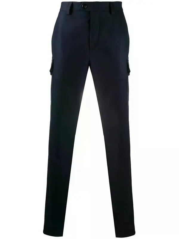 Brunello Cucinelli Cotton-wool Blend Straight Leg Trousers