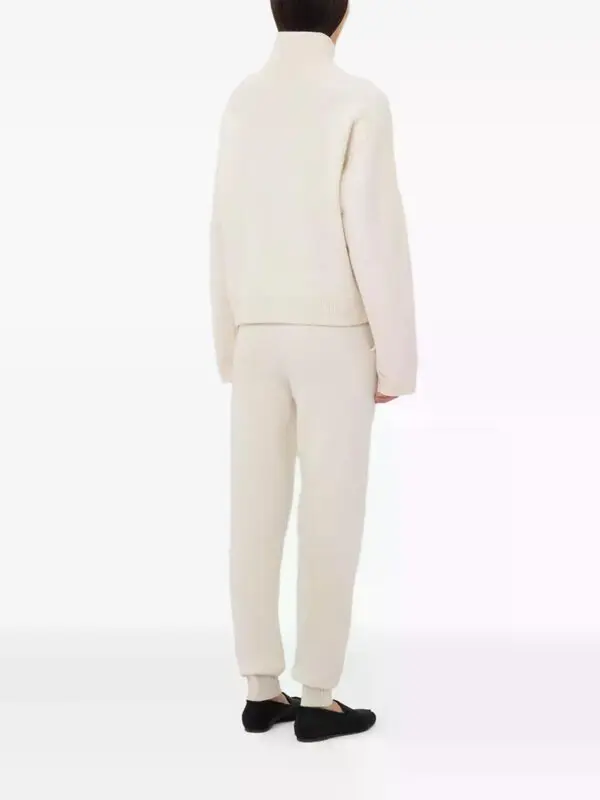 Loulou De Saison Dries Zip-front Sweater - Neutrals