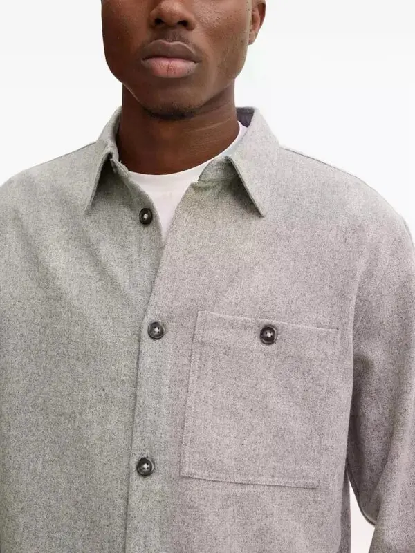 BRUUNS BAZAAR Button-fastening Pocket Shirt