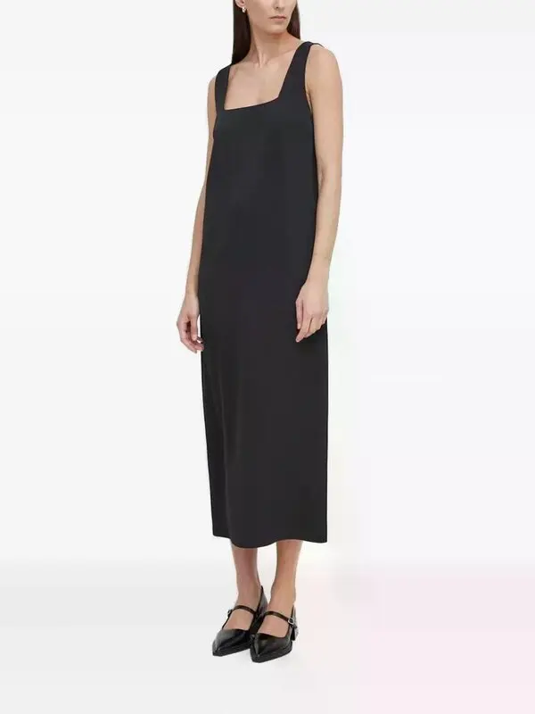 DRYKORN Square-neck Midi Dress - Black