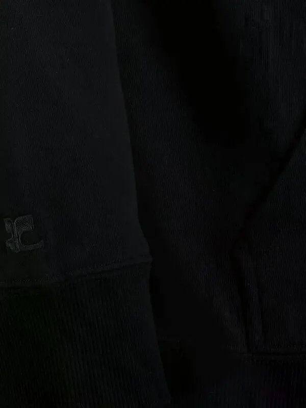 COURREGES Embroidered-logo Hoodie