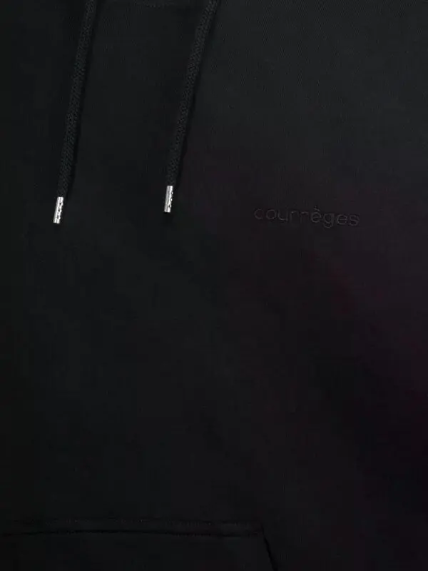 COURREGES Embroidered-logo Hoodie