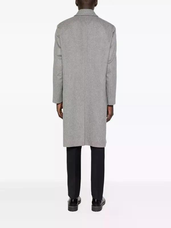 LARDINI Buttoned Patch-pocket Coat