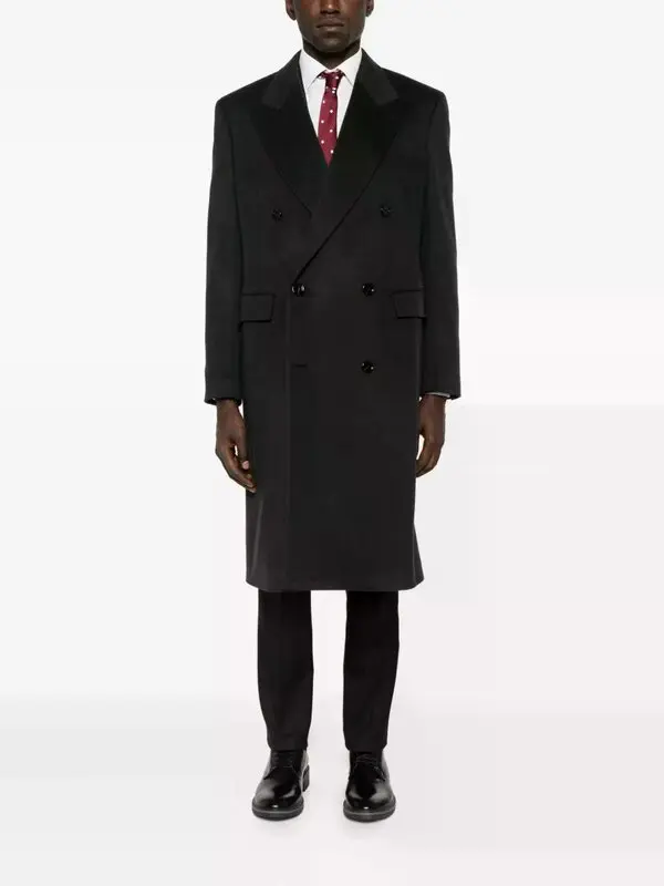 LARDINI Double-breasted Cashmere Coat
