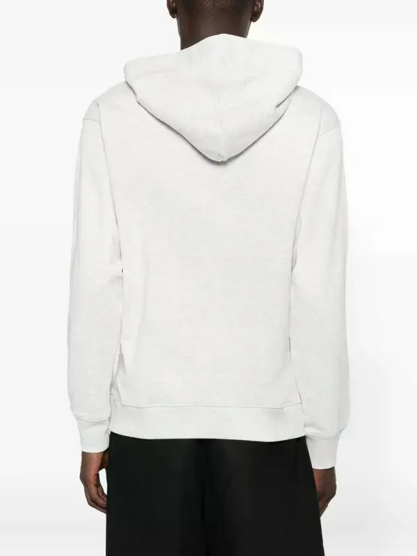 NEW BALANCE Logo-print Hoodie - Grey