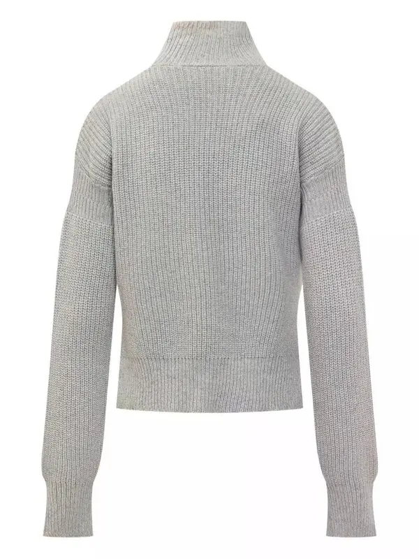 Marni Ribbed Turtleneck Sweater With Patch Pocket