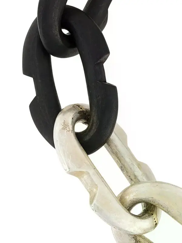 PARTS OF FOUR Massive Deco Link Infinity Chain Necklace