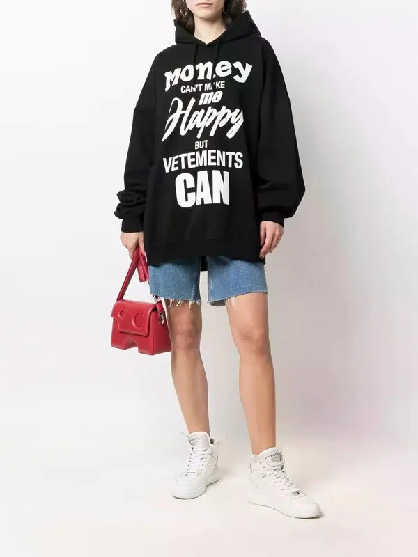 Vetements Graphic-print Cotton Hoodie