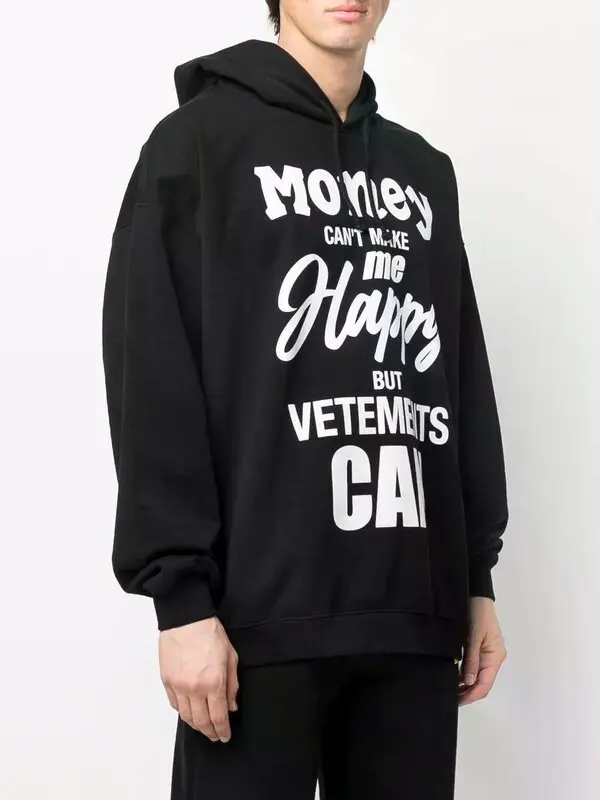 Vetements Graphic-print Cotton Hoodie
