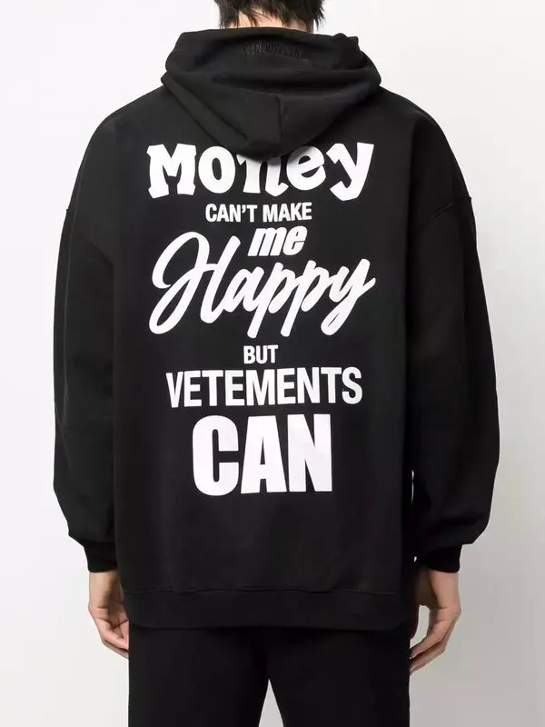 Vetements Graphic-print Cotton Hoodie