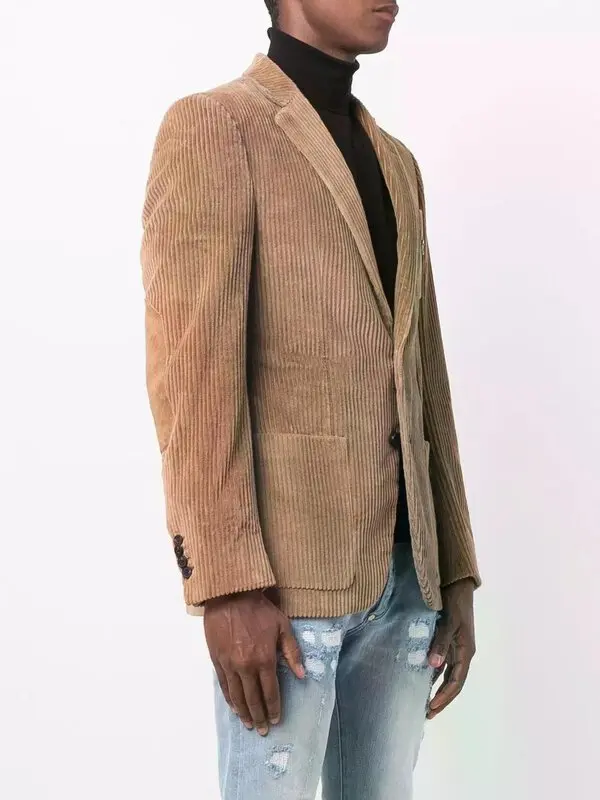 Philipp Plein Single-breasted Corduroy Blazer