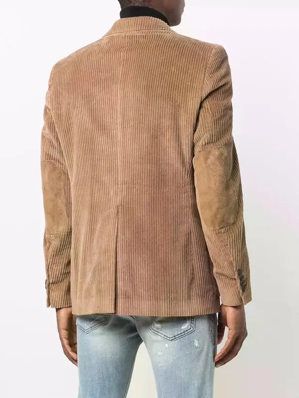 Philipp Plein Single-breasted Corduroy Blazer