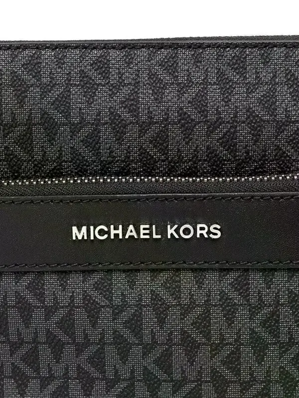 Michael Kors Hudson Monogram Messenger Bag