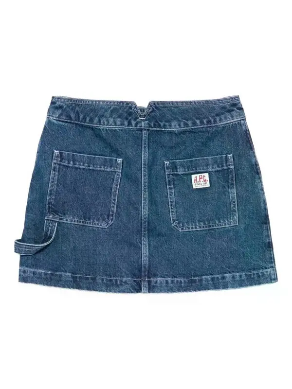 A.p.c. Denim A-line Skirt